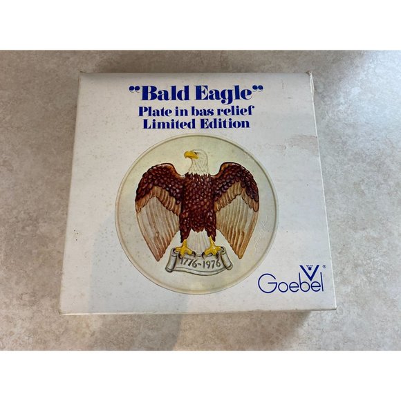 Goebel | Accents | Goebel Bald Eagle Plate In Bas Relief Limited ...